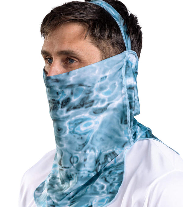 Mens Adjustable UV Face Mask ProMax Sun Protection Vented Gaiter | Aqu ...